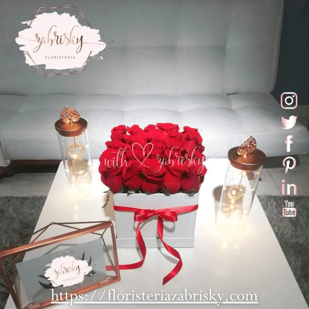 Nieves - Caja Rosas Rojas